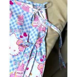 SHEIN | Skirts | Shein X Hello Kitty Gingham Wrap Skirt Size X | Poshmark